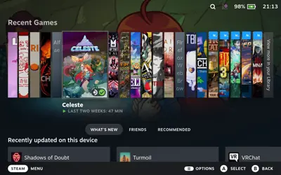 Single Page Homescreen
